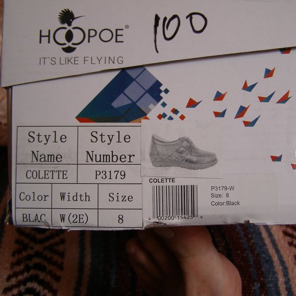 Ortho-Line by Hoopoe | Shoes | New Size 8e Black Ladies Comfort Shoes ...